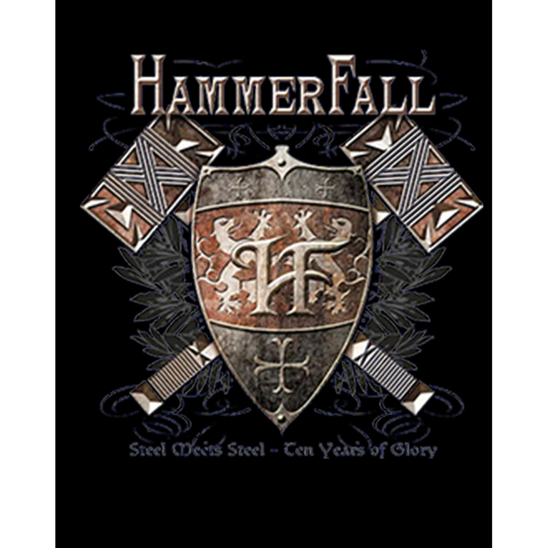Hammerfall Steel Meets Steel Büyük Sırt Patch Yama | Zepplin Giyim ...