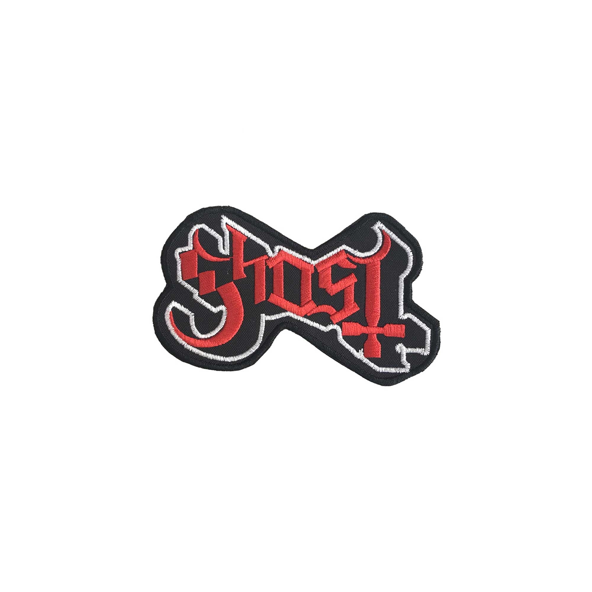 Ghost Logo Red Patch Yama | Zepplin Giyim – Zepplingiyim