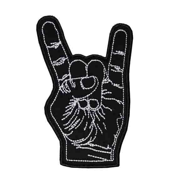 Rock n Roll Hand Patch Yama | Zepplin Giyim – Zepplingiyim